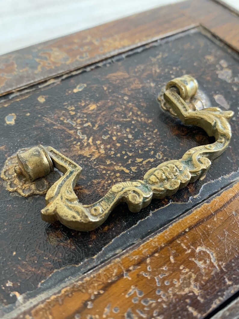 Antique Miniature German Strong Box Mini Steel Safe Rare | Etsy