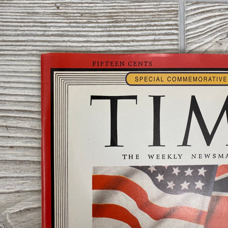Vintage 1945 TIME Magazine Special Commemorative Issue BMH | Etsy