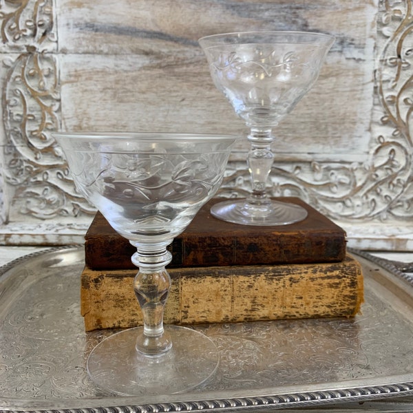 1920s Champagne Glasses - Etsy