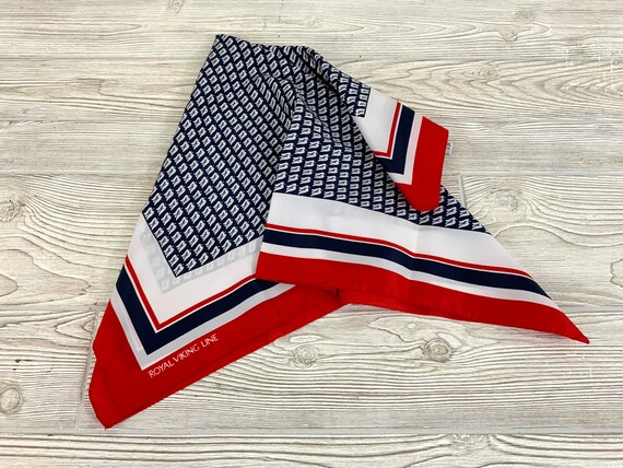 Vintage Royal Viking Line Scarf; Vintage Royal Viking… - Gem