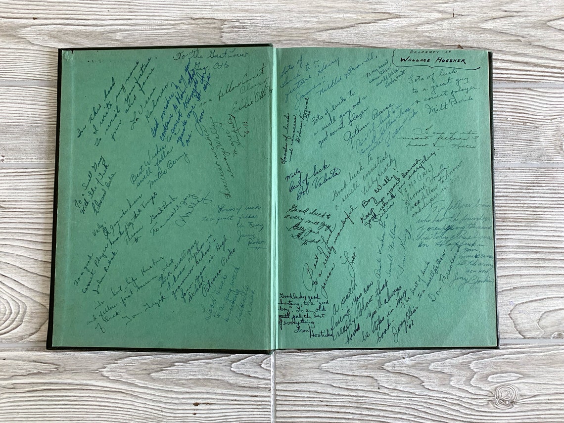 1945 Farragut High School Senior Log WWII Era Log Book | Etsy