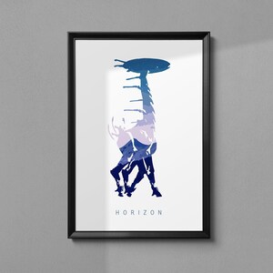 HORIZON Inspired Tallneck Art Print Poster - Etsy