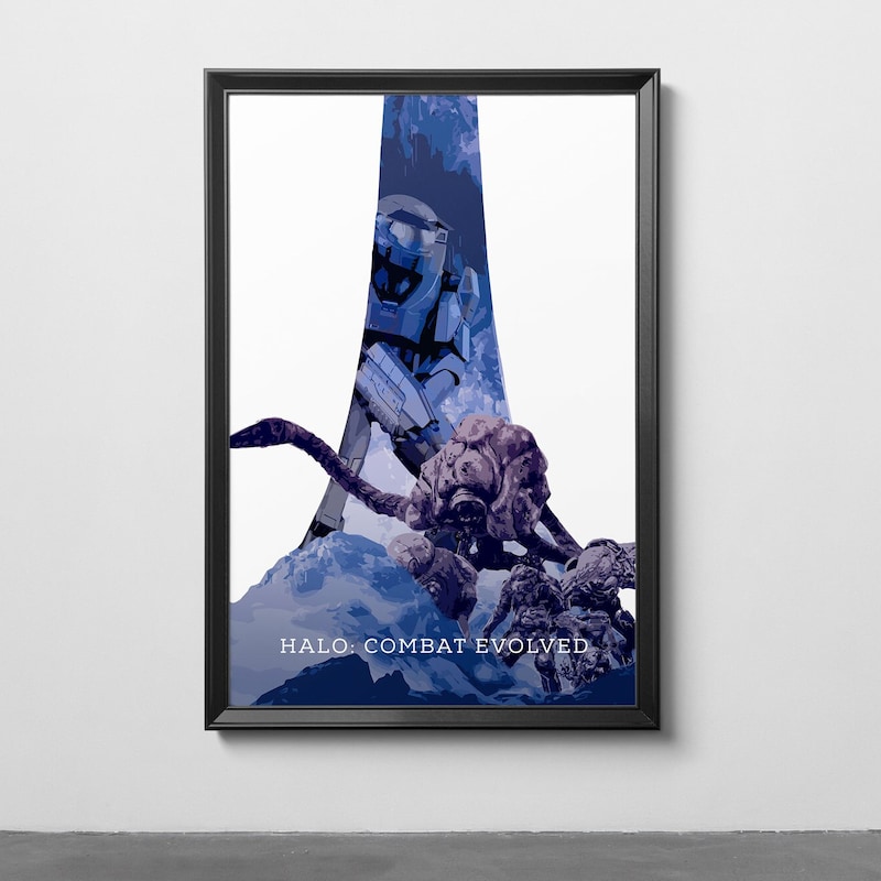 Halo Poster - Etsy