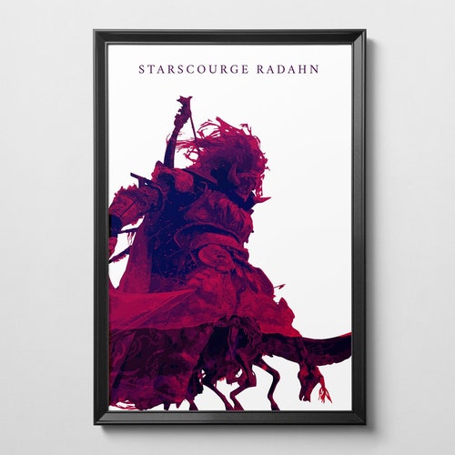 ELDEN RING Inspired Starscourge Radahn Art Print Poster - Etsy