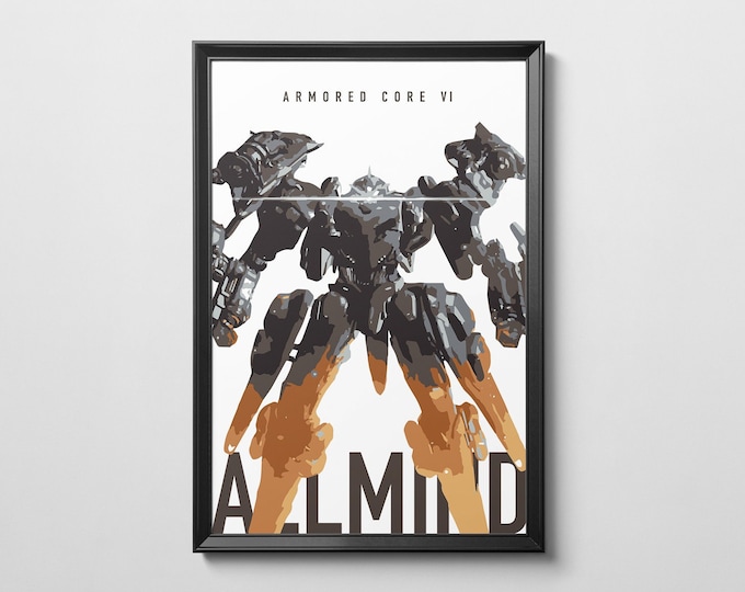 ARMORED CORE VI Inspired - Allmind Art Print Poster - Etsy