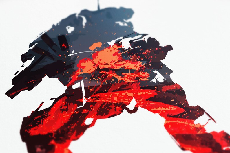 TITANFALL Inspired Scorch Art Print Poster | Etsy