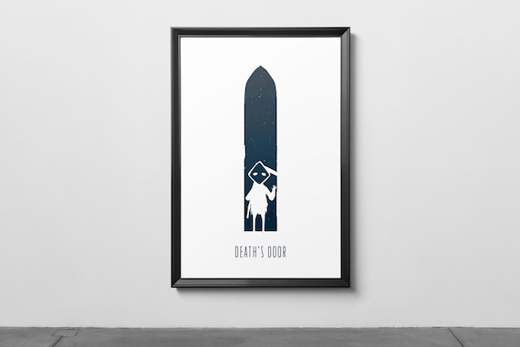Death's Door Inspired Reaper Print Poster | Etsy