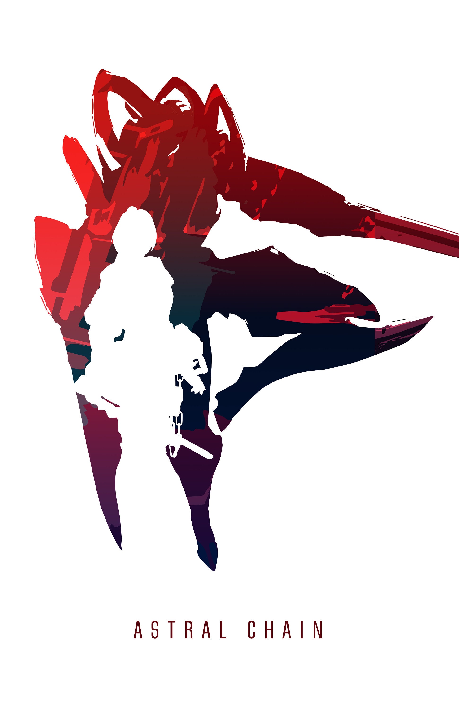 ASTRAL CHAIN Inspired Sword Legion Art Print Poster - Etsy