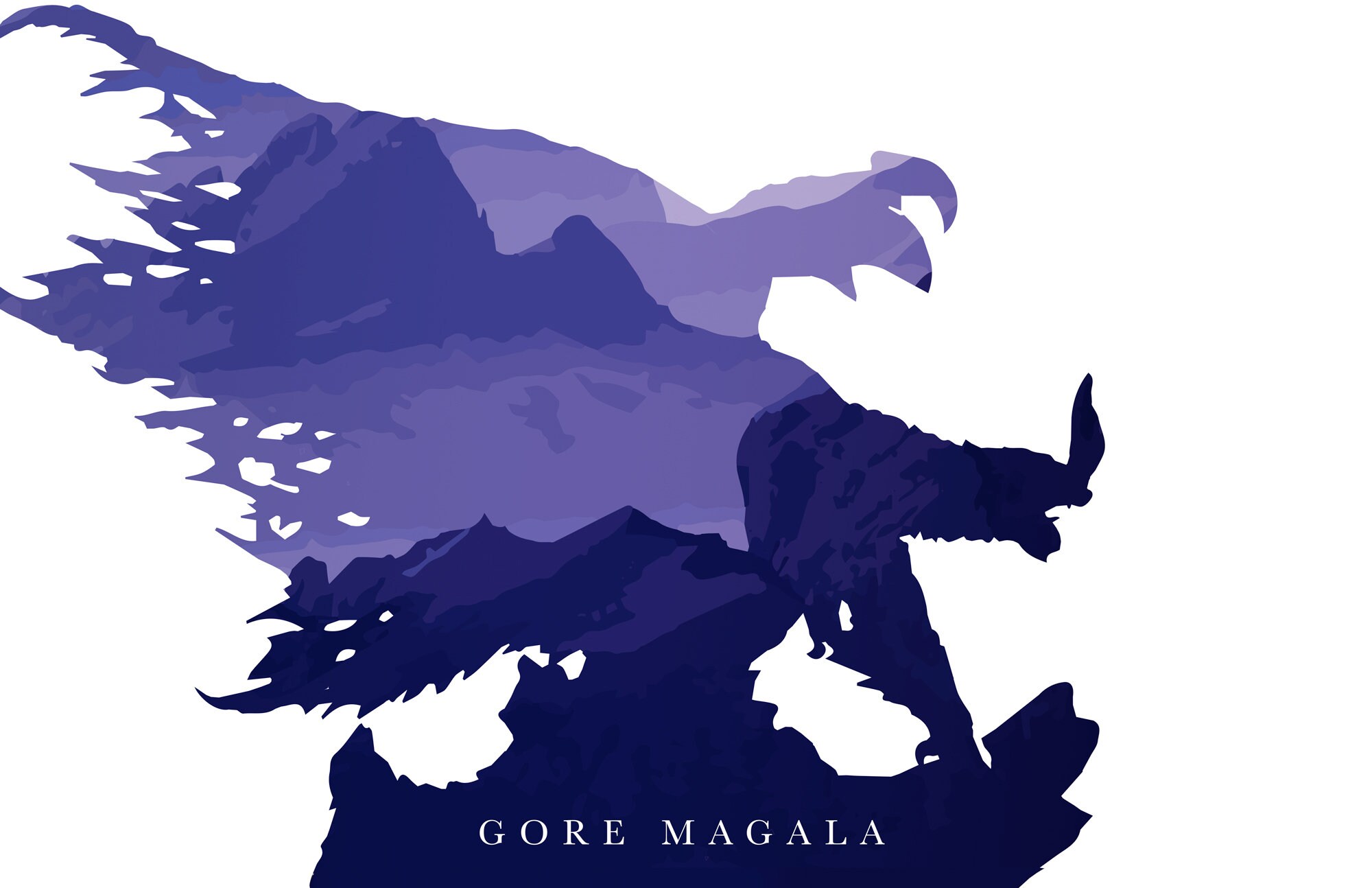 MONSTER HUNTER Inspired Gore Magala Art Print Poster | Etsy