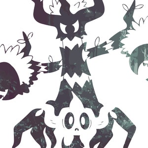 POKEMON Inspired - Trevenant Art Print Poster - Etsy