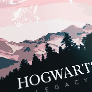 HOGWARTS LEGACY Inspired Hogwarts Castle Poster - Etsy