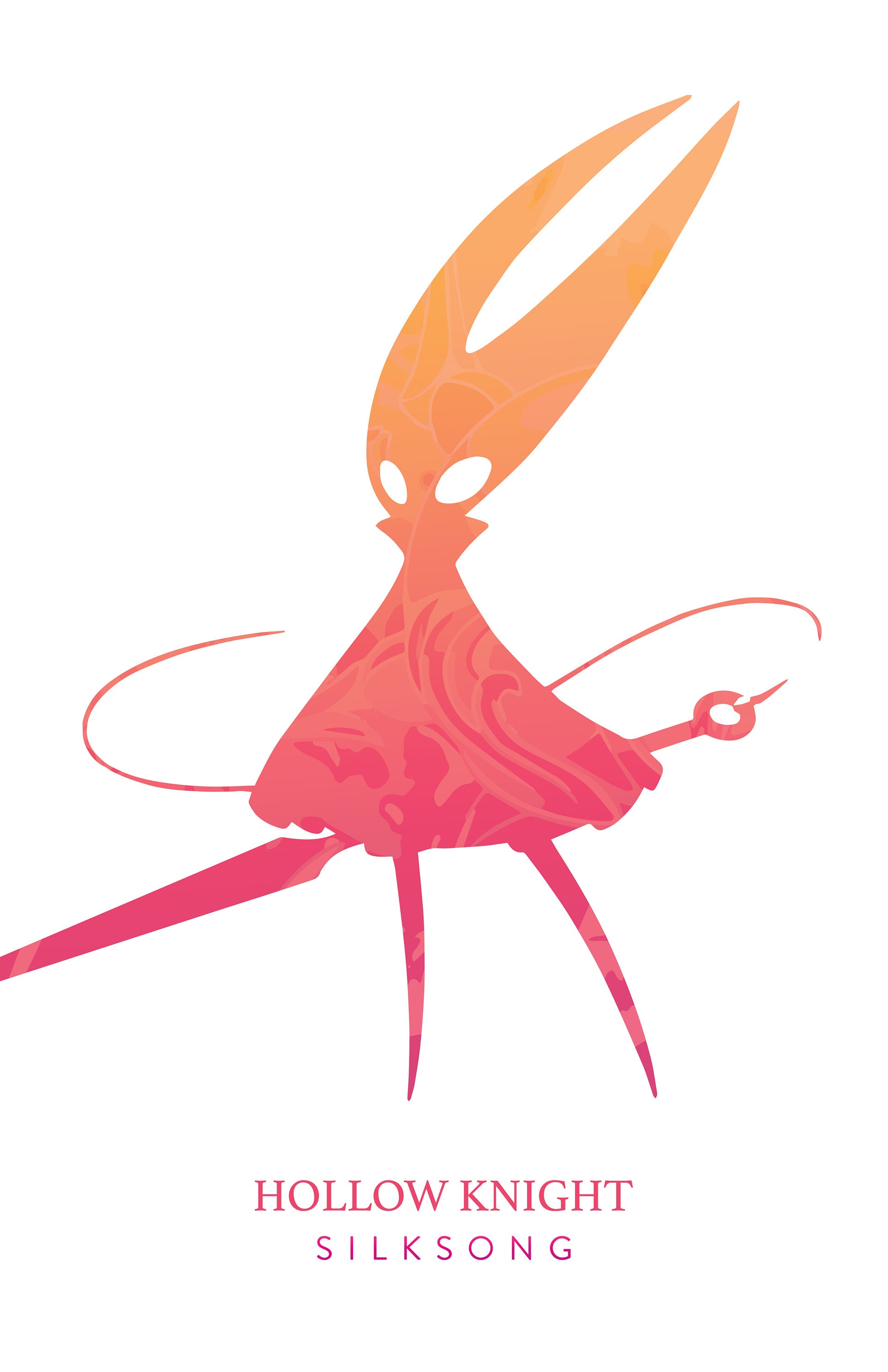 HOLLOW KNIGHT SILKSONG Inspired Hornet Art Print Poster | Etsy