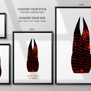 DEAD SPACE Inspired the Marker Art Print Poster | Etsy