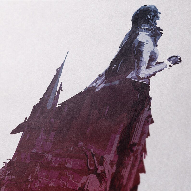 BLOODBORNE Inspired Yharnam Pthumerian Queen Art Print - Etsy