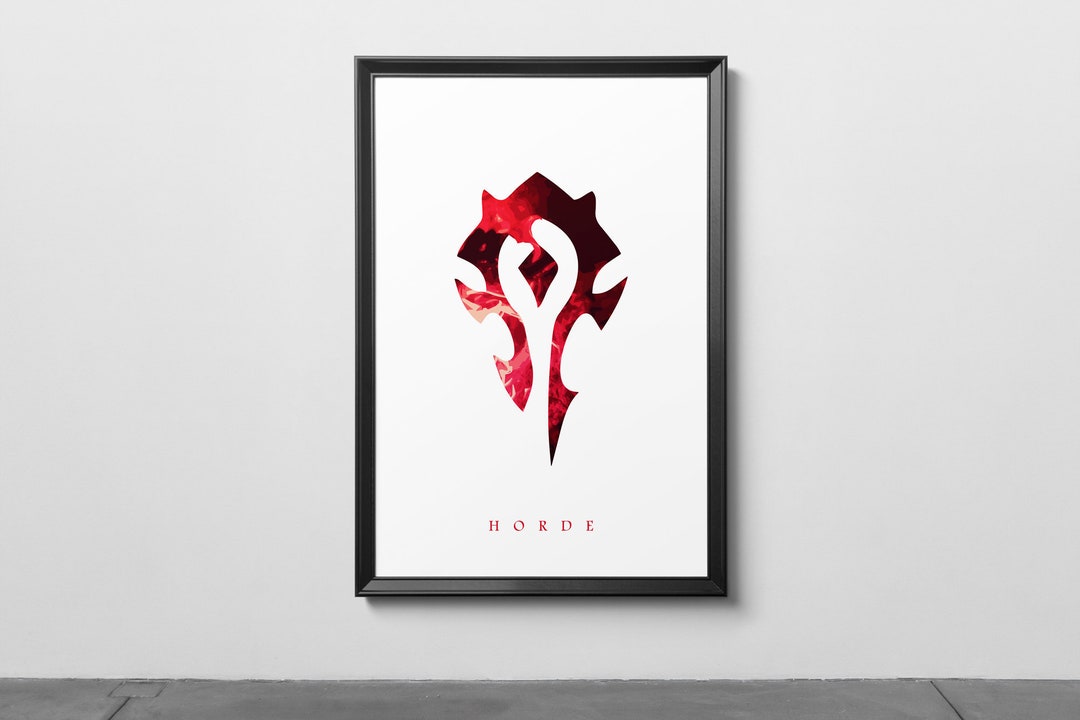 World of Warcraft Inspired Horde Art Print Poster - Etsy