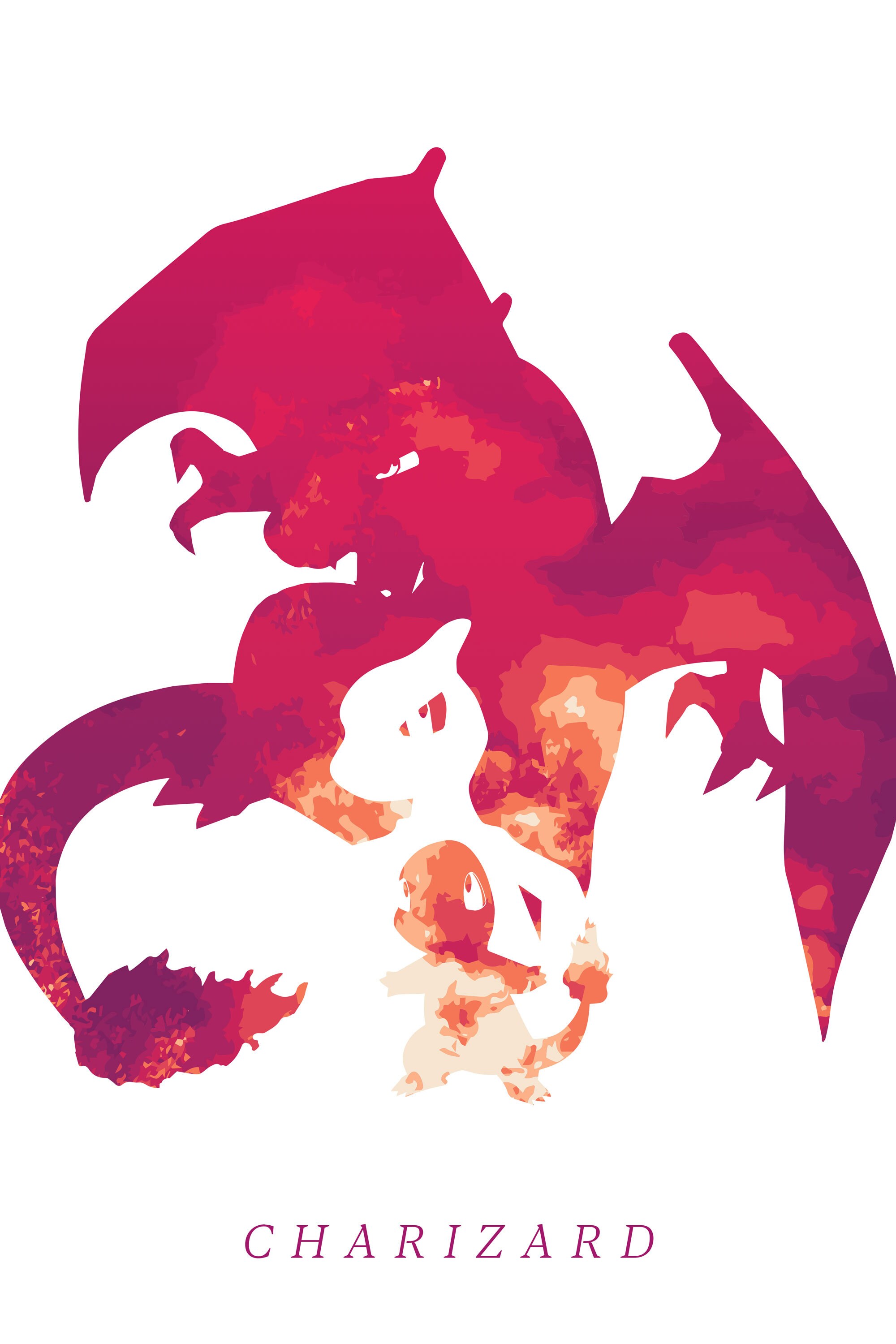 POKEMON Inspired Charizard Art Print Poster - Etsy Canada