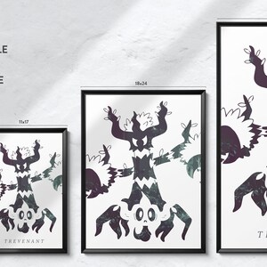 POKEMON Inspired - Trevenant Art Print Poster - Etsy