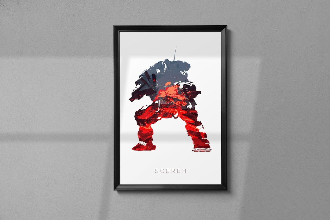 TITANFALL Inspired Scorch Art Print Poster - Etsy