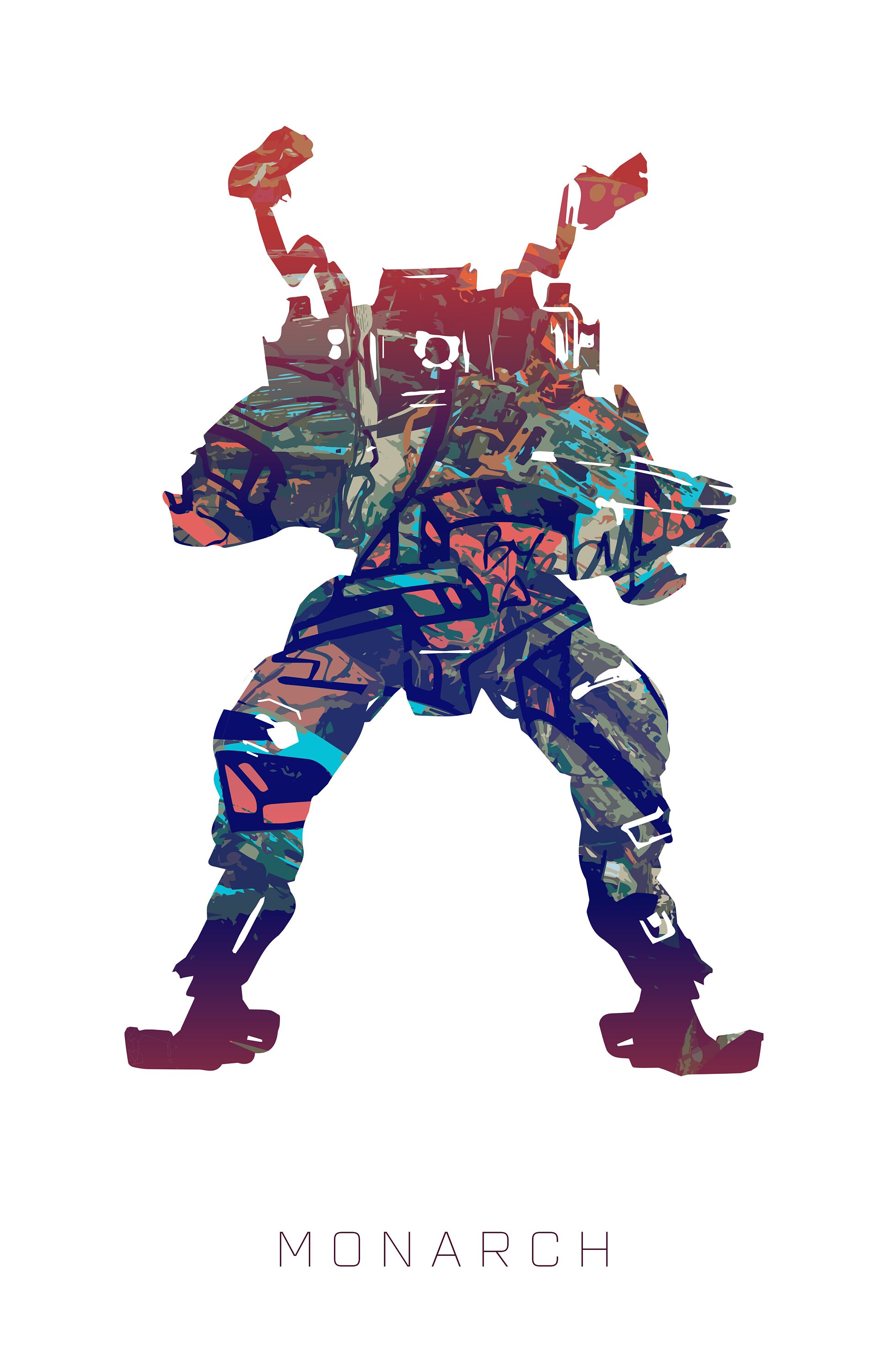 TITANFALL Inspired Monarch Art Print Poster - Etsy Canada