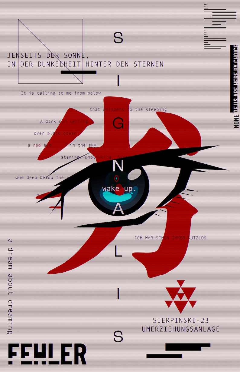 SIGNALIS Inspired Wake Up. Poster - Etsy
