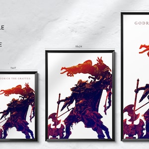 ELDEN RING Inspired Godrick the Grafted Art Print Poster - Etsy Canada