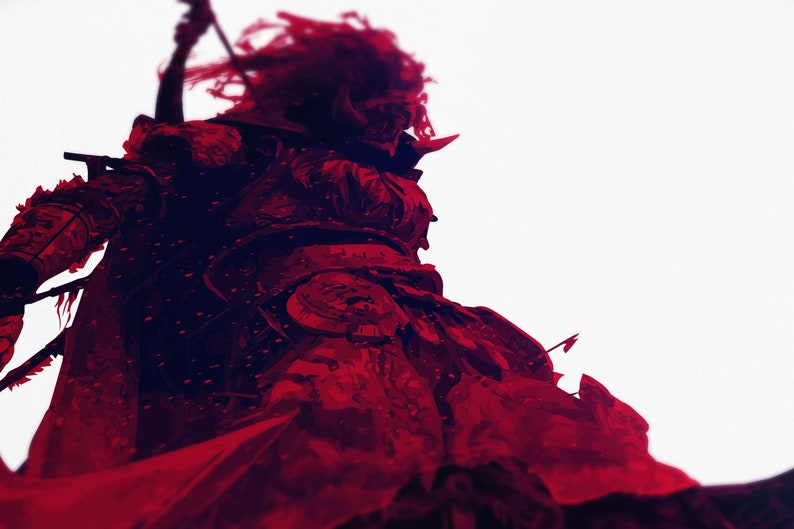 ELDEN RING Inspired Starscourge Radahn Art Print Poster - Etsy