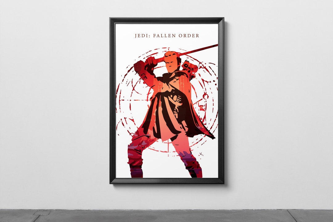 JEDI Fallen Order Inspired Cal Kestis BD-1 Art Print Poster - Etsy