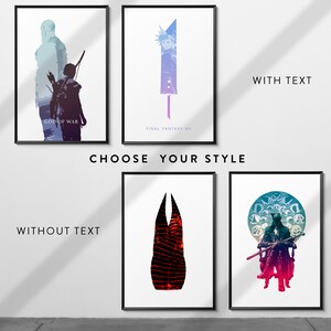 ANY 8x10 Print 3-pack SAVE 20% Video Game Art Print Posters - Etsy