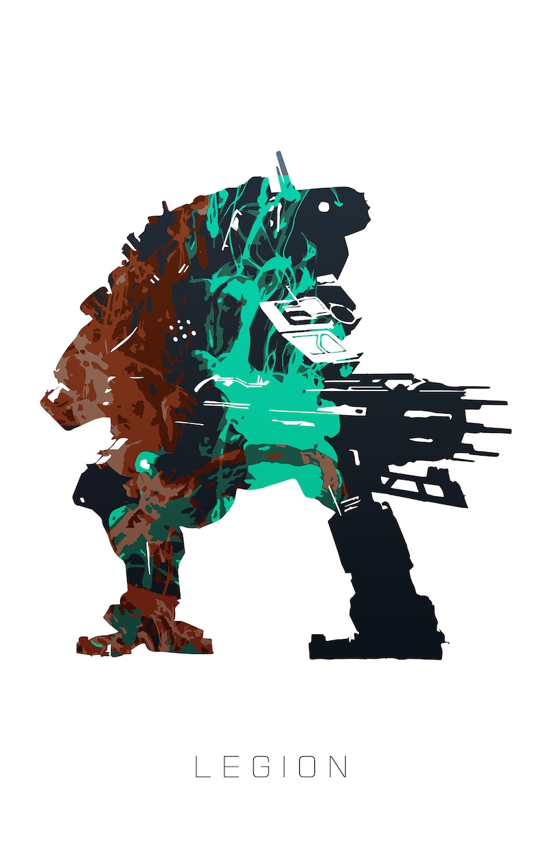 TITANFALL Inspired Legion Art Print Poster - Etsy