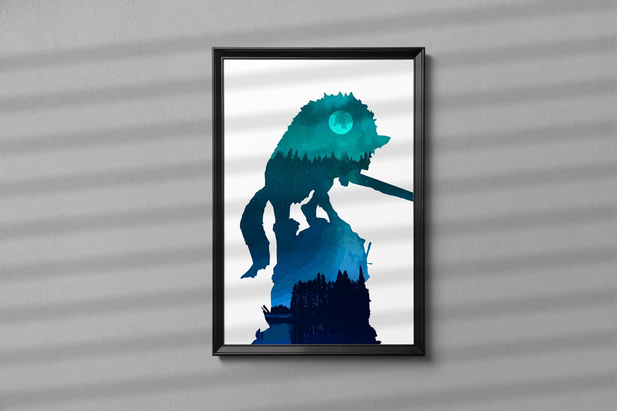 Sif The Great Grey Wolf Art