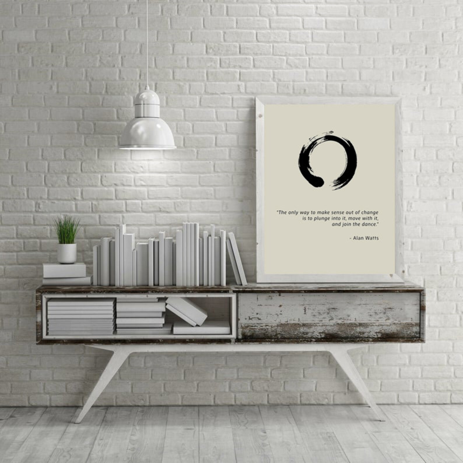 Alan Watts Quote - Zen Quote Print - Custom Print - Inspirational Print ...