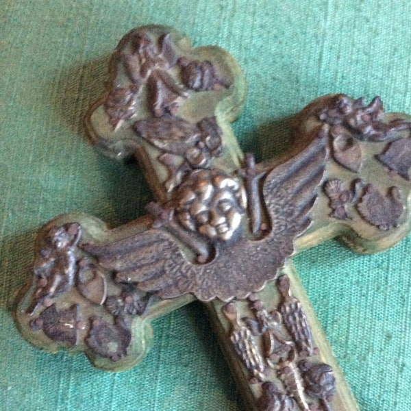 Tin Cross - Etsy