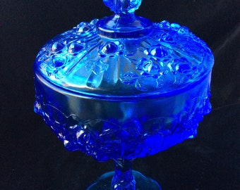 Fenton Candy Dish | Etsy