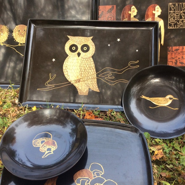 Owl Serving Tray - Etsy