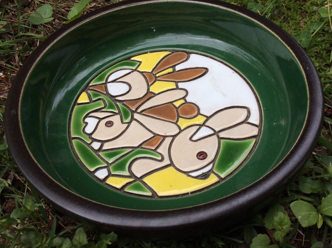 Artesania Rinconada Rabbit Bowl: 6" Terra-cotta Wall Decor - Etsy