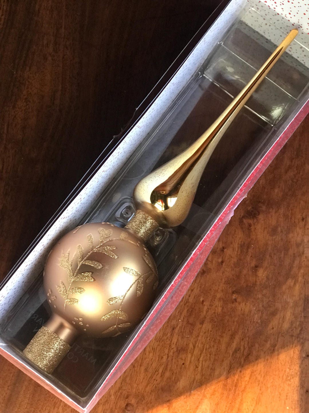 Gold Tree Topper Mercury Glass Tree Topper 12 Vintage Tree Topper - Etsy