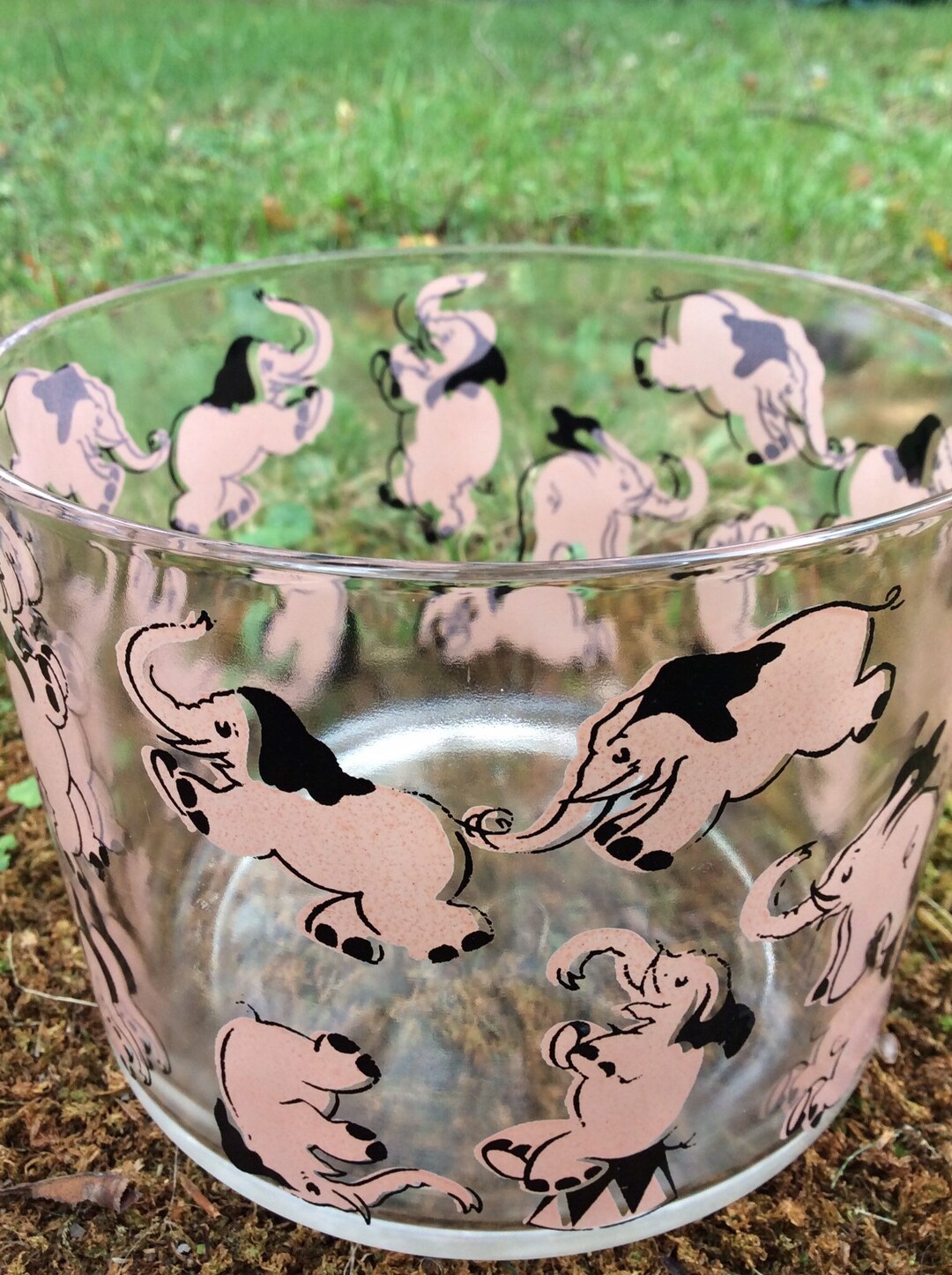 Vintage Ice Bucket Hazel Atlas Elephant Ice Bucket Gift for Elephant ...