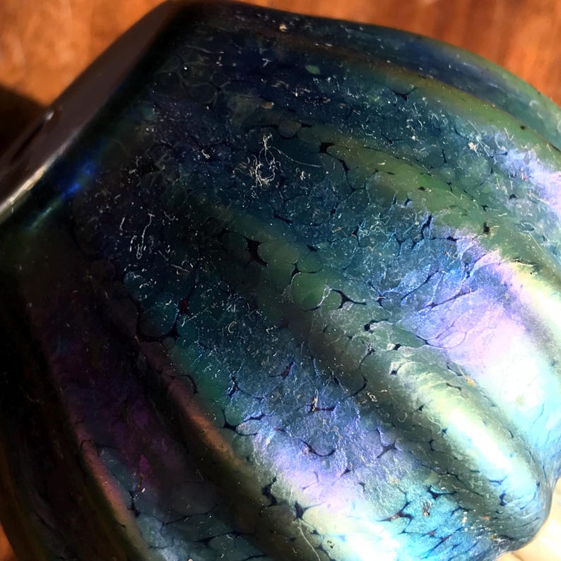 Fellerman and Rabbe Iridescent Art Glass Vase - Etsy