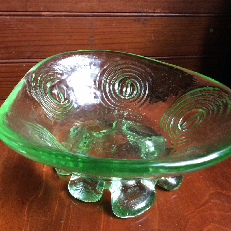 Recycled Glass Bowl - Etsy