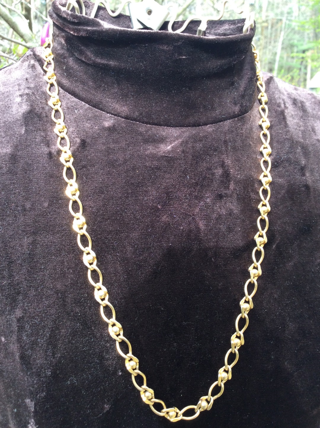 Givenchy Chunky Ball and Chain Vintage Givenchy With Hang Tag - Etsy UK