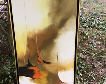 Abstract Mcm Painting - Etsy