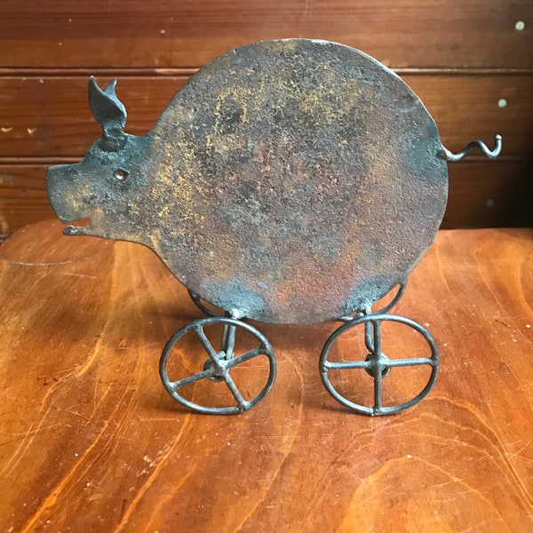 Metal Pig - Etsy