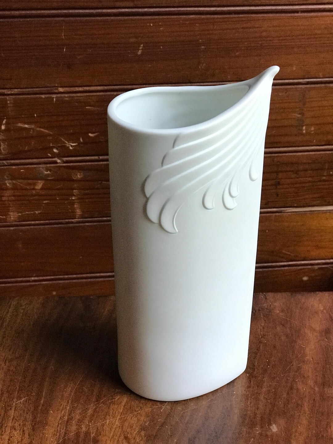 Kaiser White Bisque Vase Vintage Kaiser Vase W German Bisque Vase - Etsy