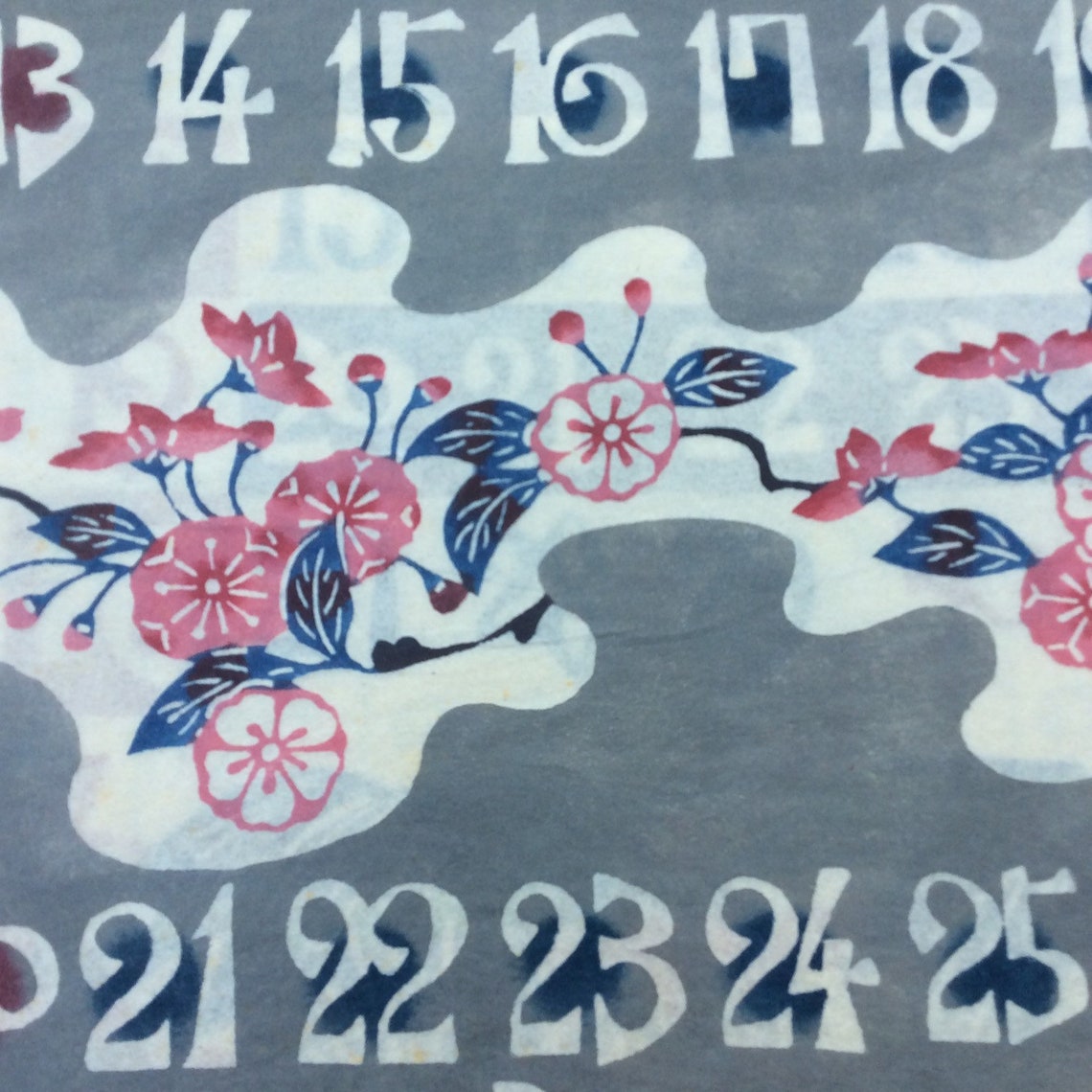 Japanese Mingei 12 Mo. Folk Art Stencil Paper Calander 1957 - Etsy