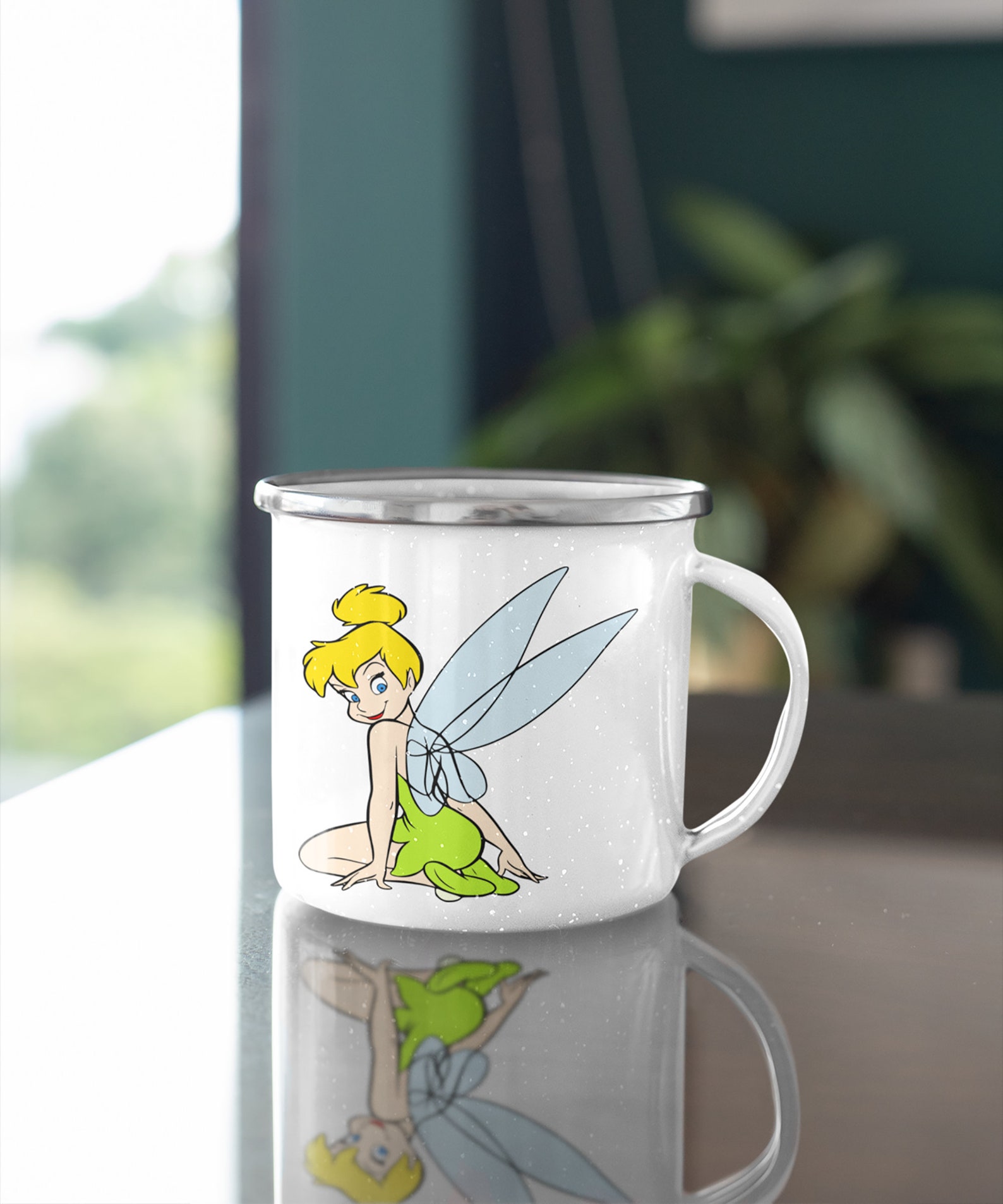 Personalized Peter Pan Enamel Mug| Cartoon Design - Etsy