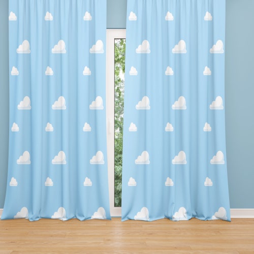 Andy's Room Curtains Disney Sheer Curtain Disney - Etsy