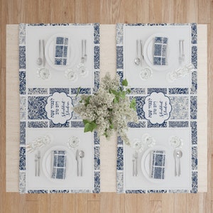 Shabbat Table Design Runner| Jewish Table Cloth |shabbat Design ...