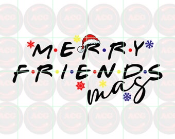 Friendsmas Svg - Etsy