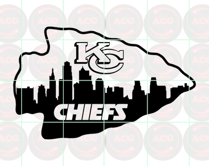 Kansas City Chiefs KC Svg, Png, Dxf, Pdf Instant Download Files - Etsy