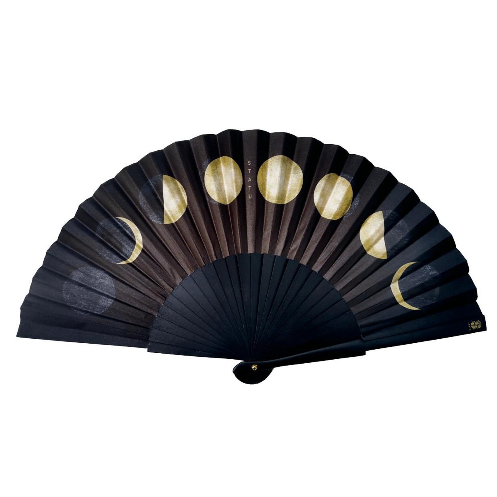 LUNAR Design Hand Fans Handmade Moon Accessories Gift Party | Etsy